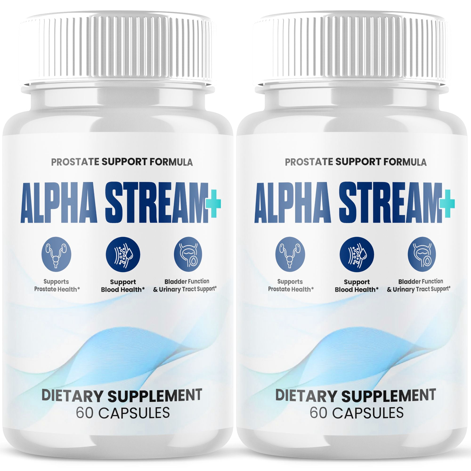 Alpha Stream Plus Advanced Formula Pills All Natural Vitamin Supplement ...