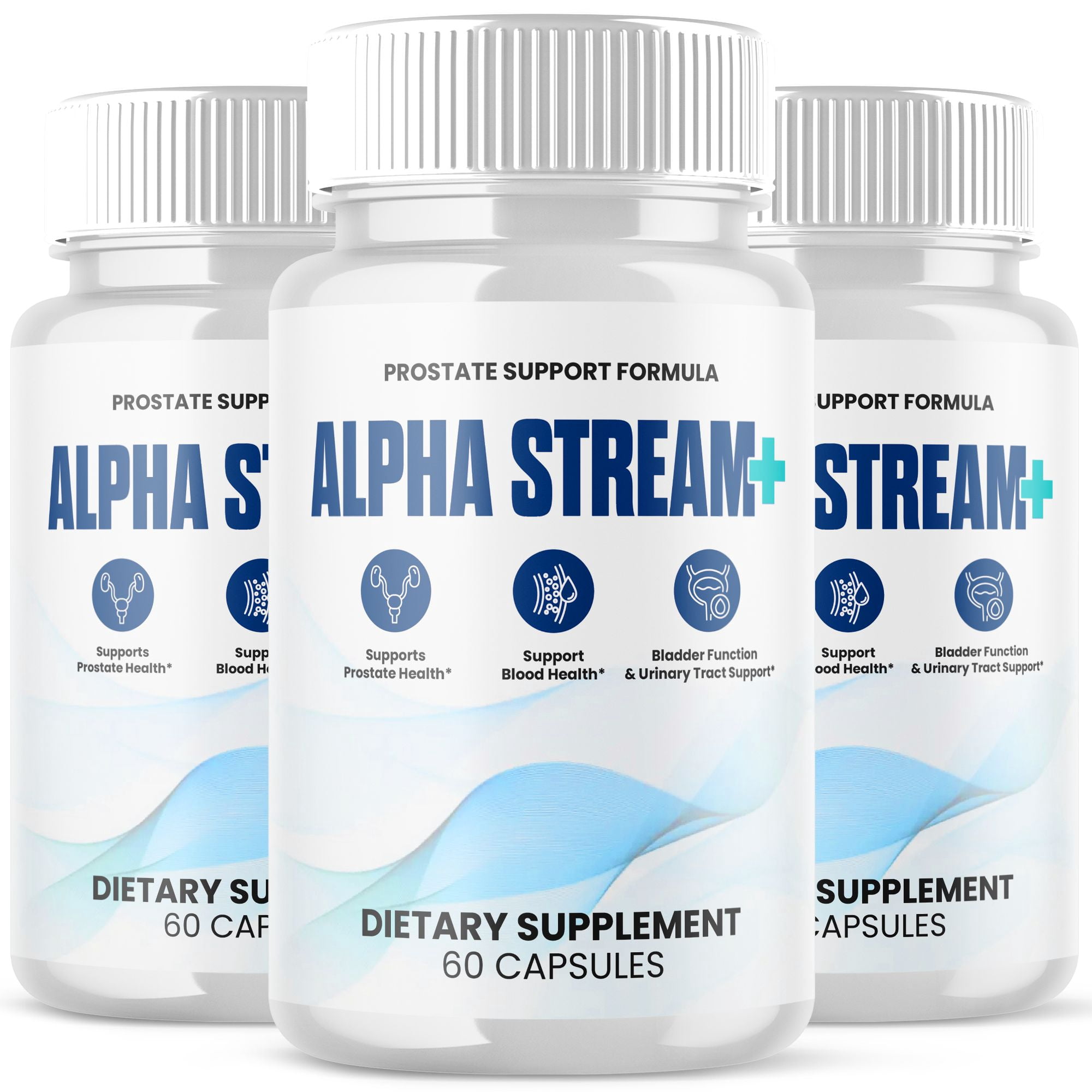 Alpha Stream Plus Advanced Formula Pills All Natural Vitamin Supplement ...