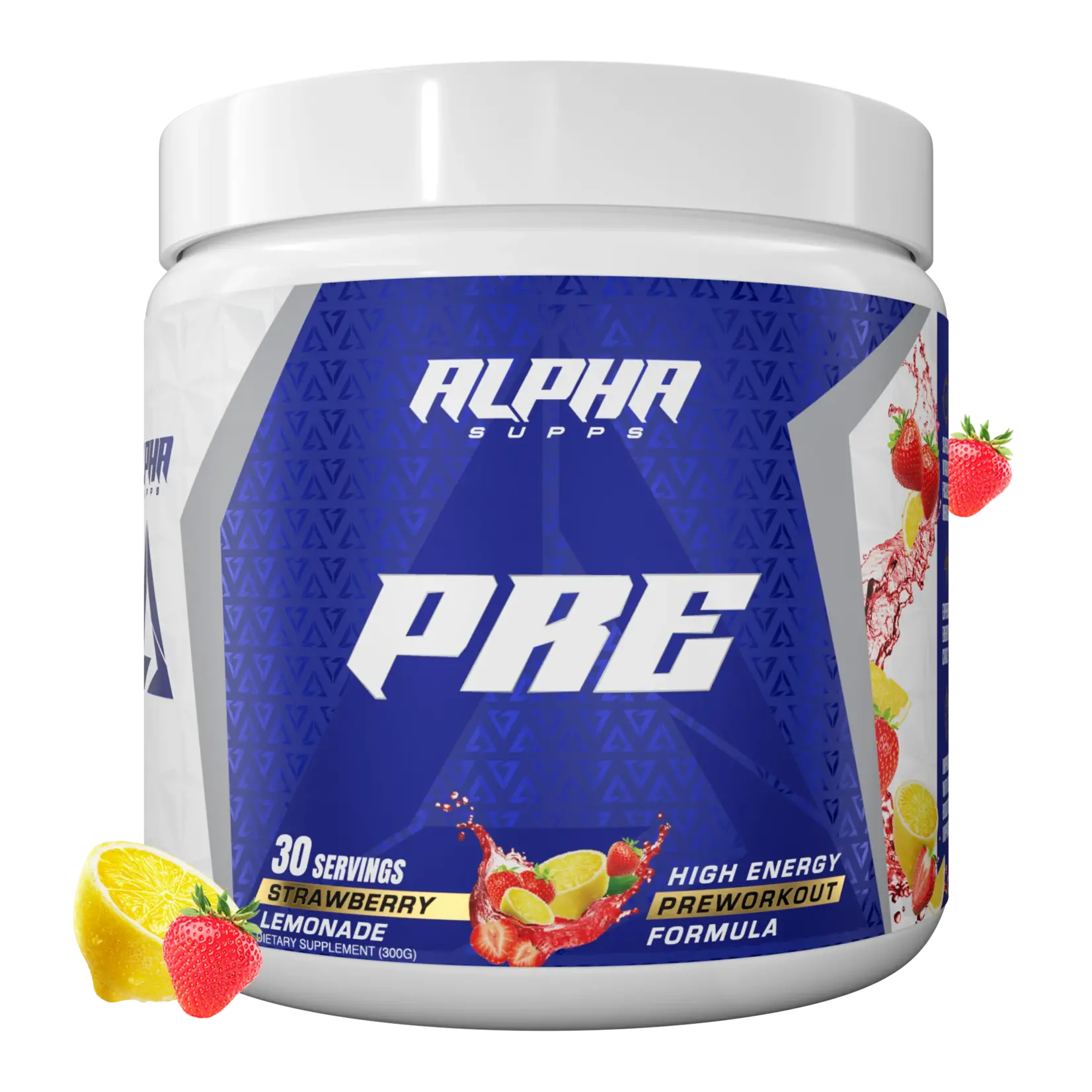Alpha Supps PRE Pre Workout Strawberry Lemonade Flavor - Walmart.com