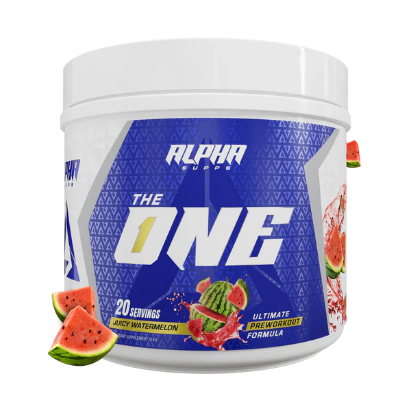 Alpha Supps The One Pre Workout Juicy Watermelon Flavor - Walmart.com