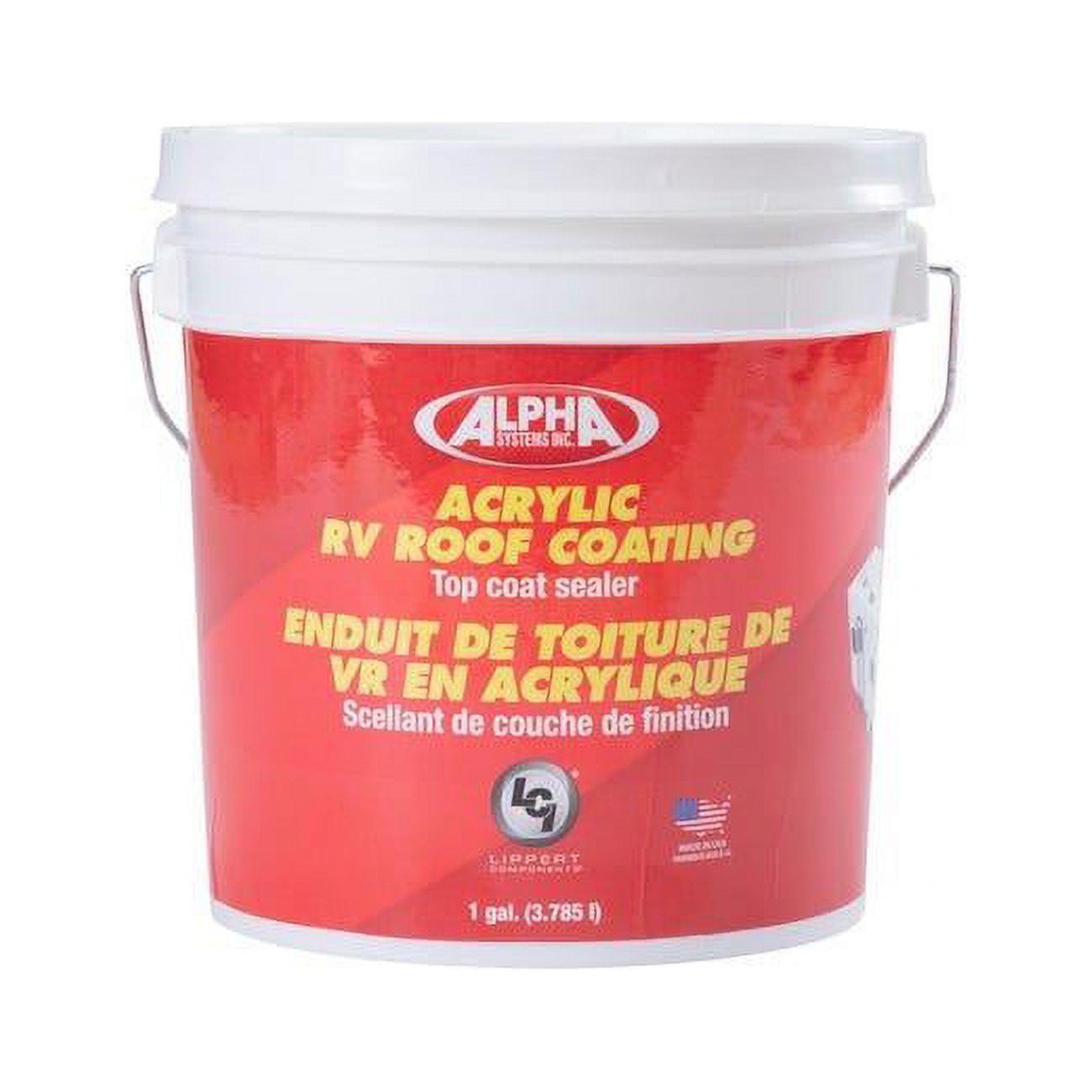 Alpha Systems 1259.1845 Acrylic Gallon Systems 862401 Roof Coating ...