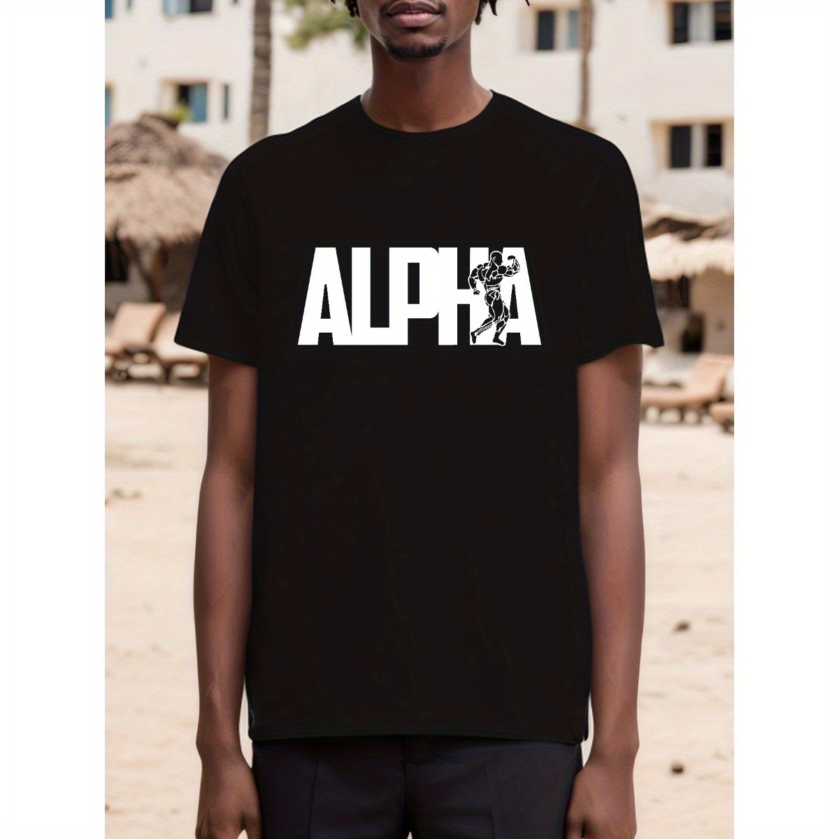 Alpha T Shirt Gym Clothing Bodybuilding Training Workout Exercise ...