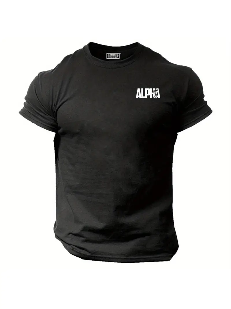 Alpha T Shirt Pocket Gym Clothing Bodybuilding Training Workout Muscles ...