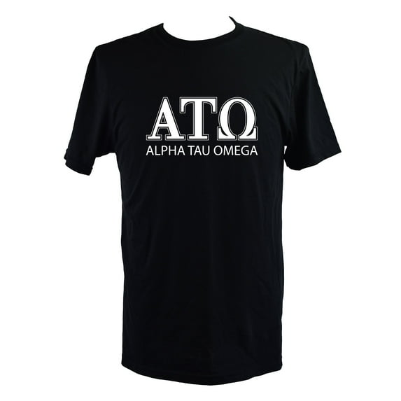 Alpha Tau Omega T-Shirt - Varsity Letter Fraternity Tee, 100% Cottont ...