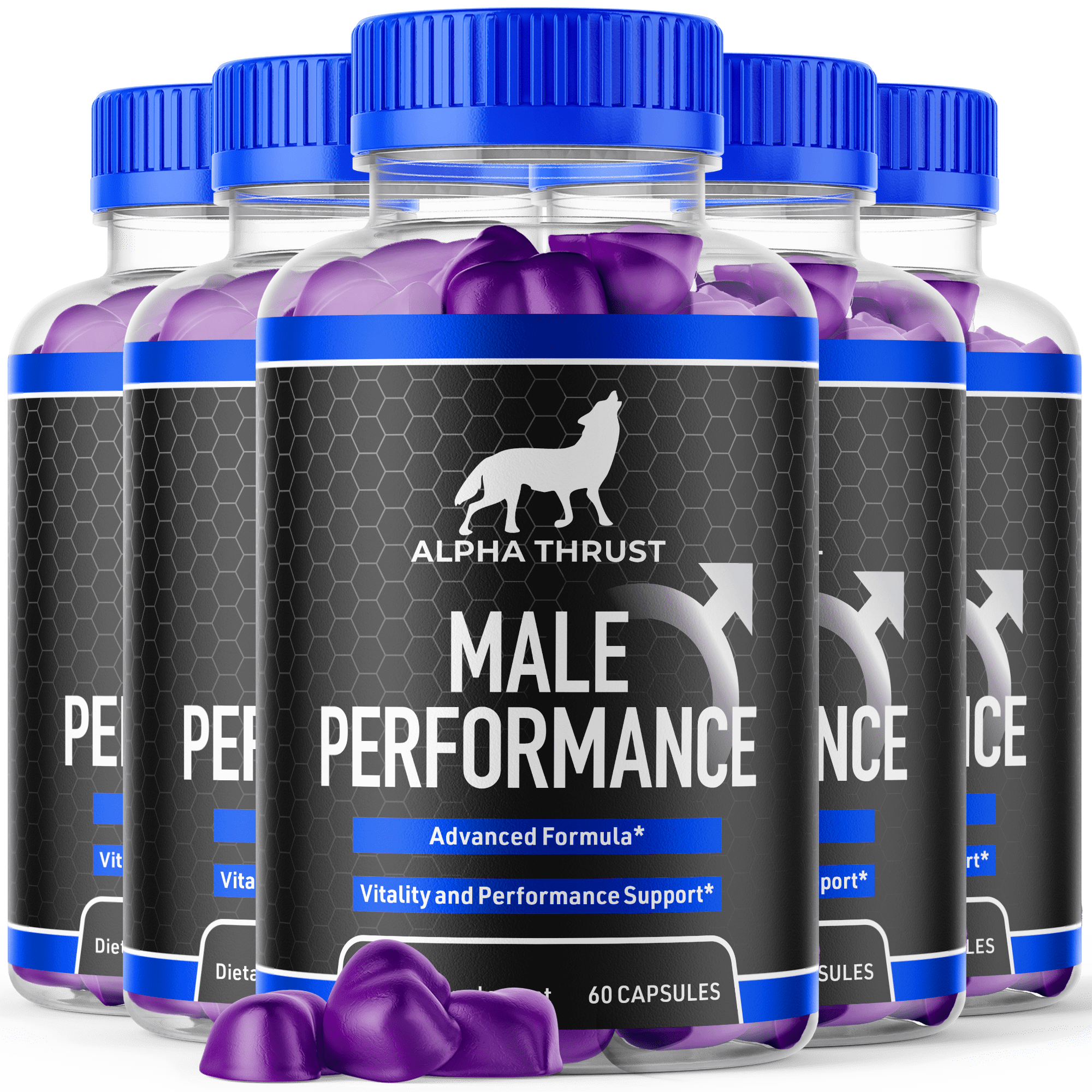 Alpha Thrust Mens Gummies Advanced Formula Chewable Supplement 300 Gummies - Walmart.com