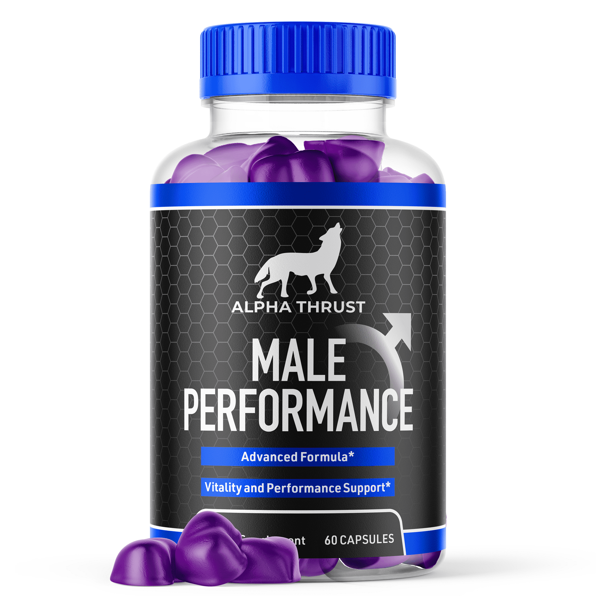 Alpha Thrust Mens Gummies Advanced Formula Chewable Supplement 60 Gummies - Walmart.com