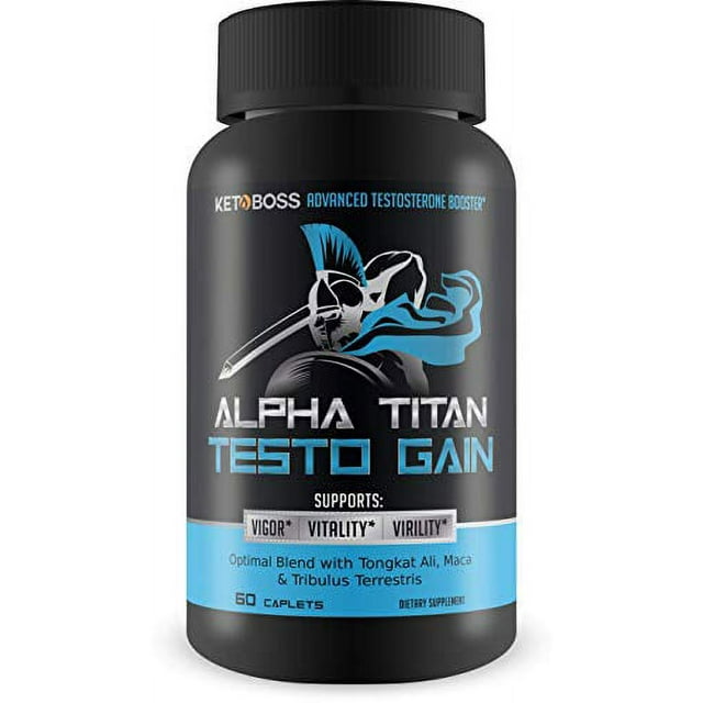 Alpha Titan Testo Gain - Advanced Testosterone Booster - Unleash Your ...