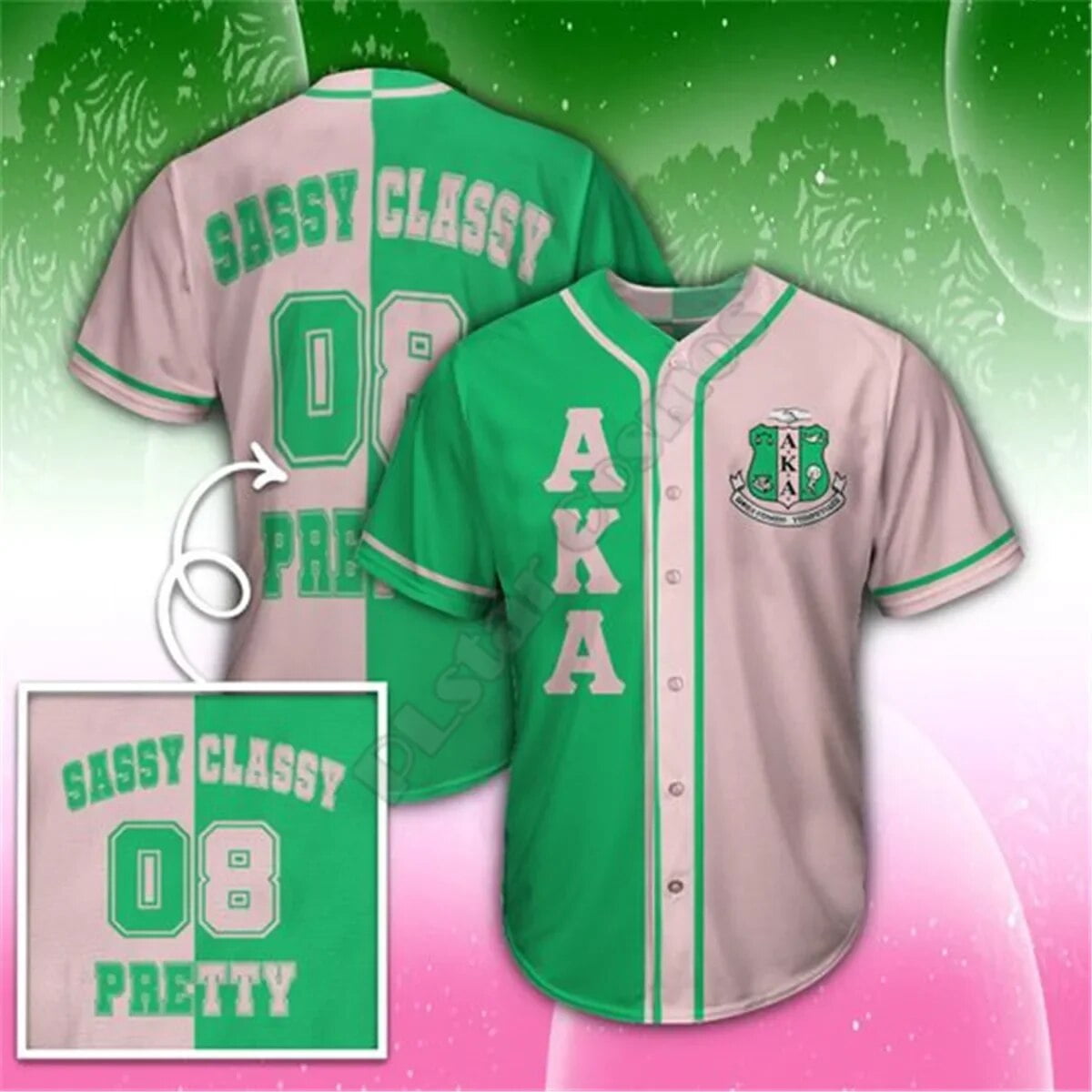 Alpha Unisex Baseball Jersey shirt Summer Baseball Shirt 3D Printed Men ...