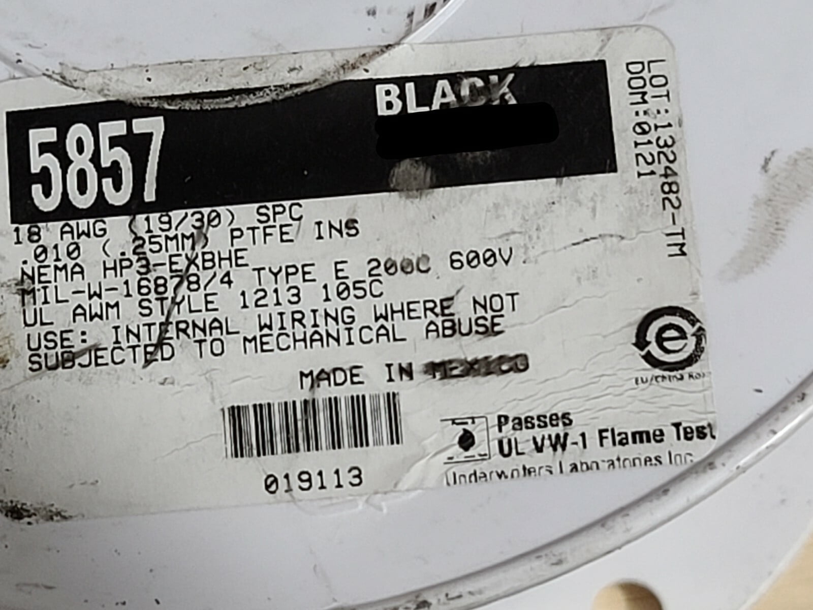 Alpha Wire 5857 #18awg M16878/4 E Silver (SPC) PTFE 200C Hook-Up Wire ...