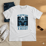 Alpha Wolf Beast Funny Meme Graphic For Teens And Adults Unisex T-Shirt ...