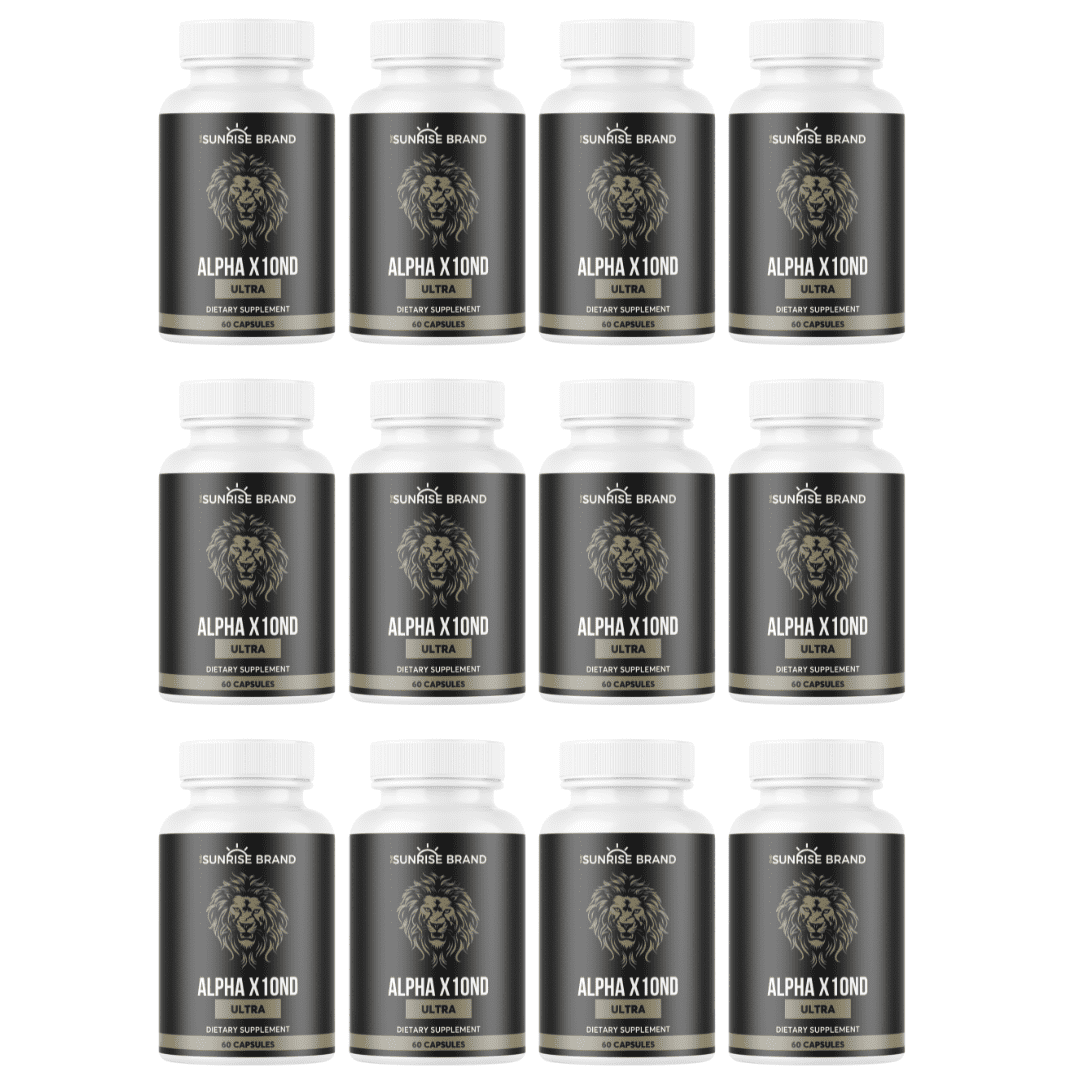 Alpha X10ND Ultra Pills - For Male Vitality 12 Bottles 720 Capsules - Walmart.com