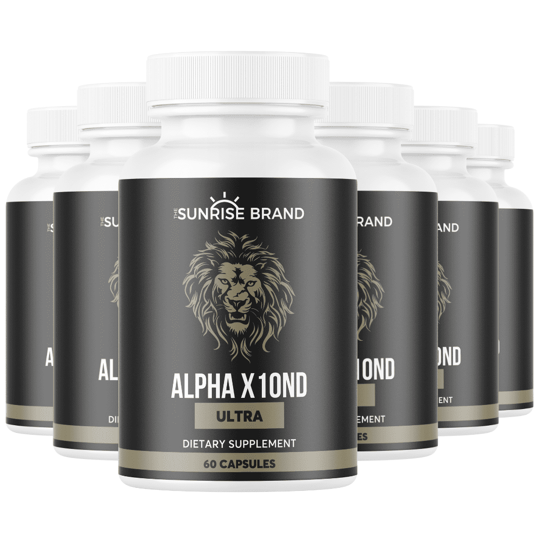 Alpha X10ND Ultra Pills - For Male Vitality 6 Bottles 360 Capsules - Walmart.com