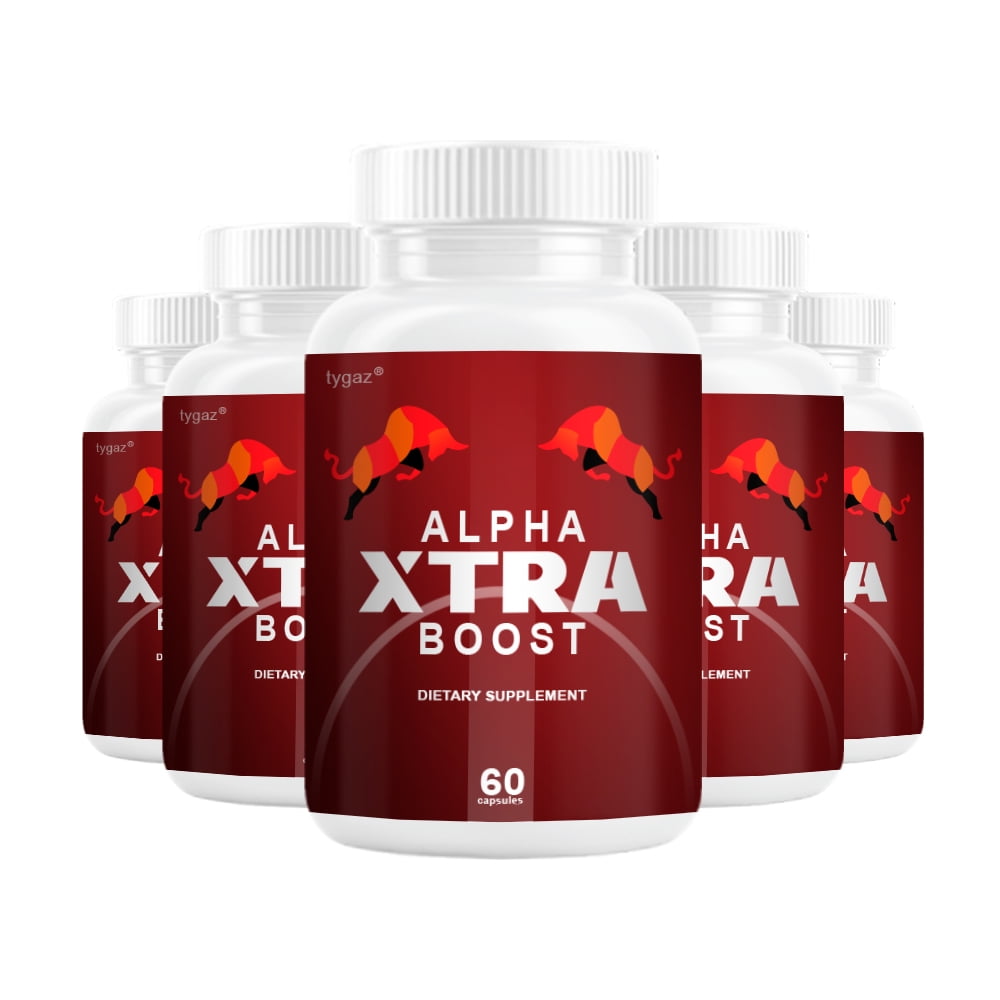 Alpha Xtra Boost - Health Nutrition Supplement, 5 Pack, 60 Capsules ...
