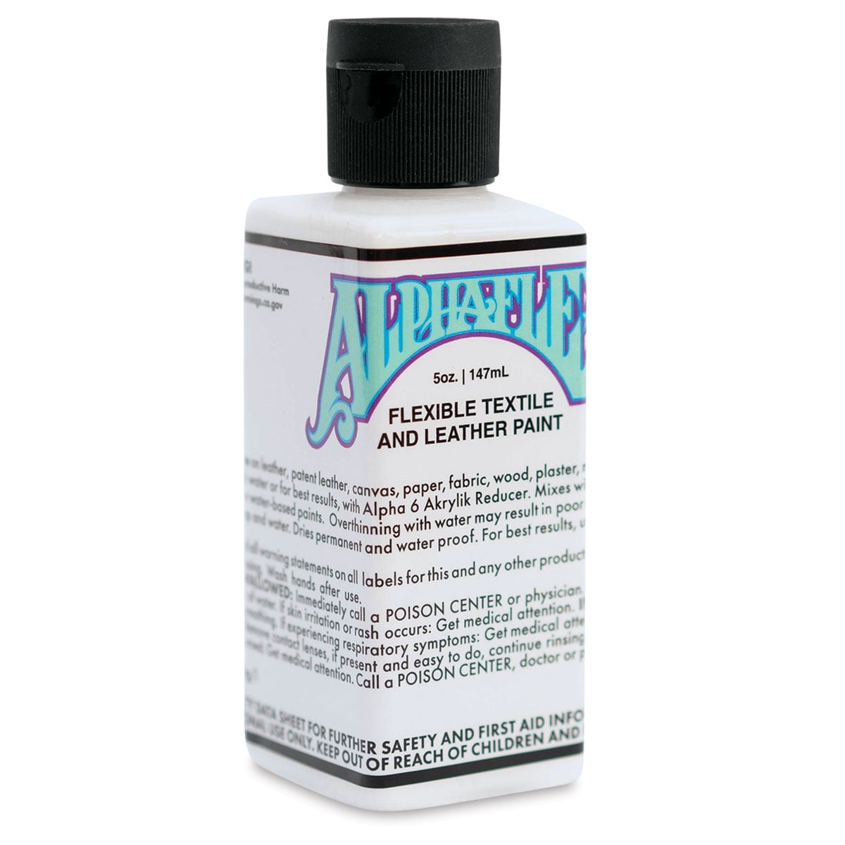 Alpha6 AlphaFlex Textile and Leather Paint - Alpha White, 147 ml ...