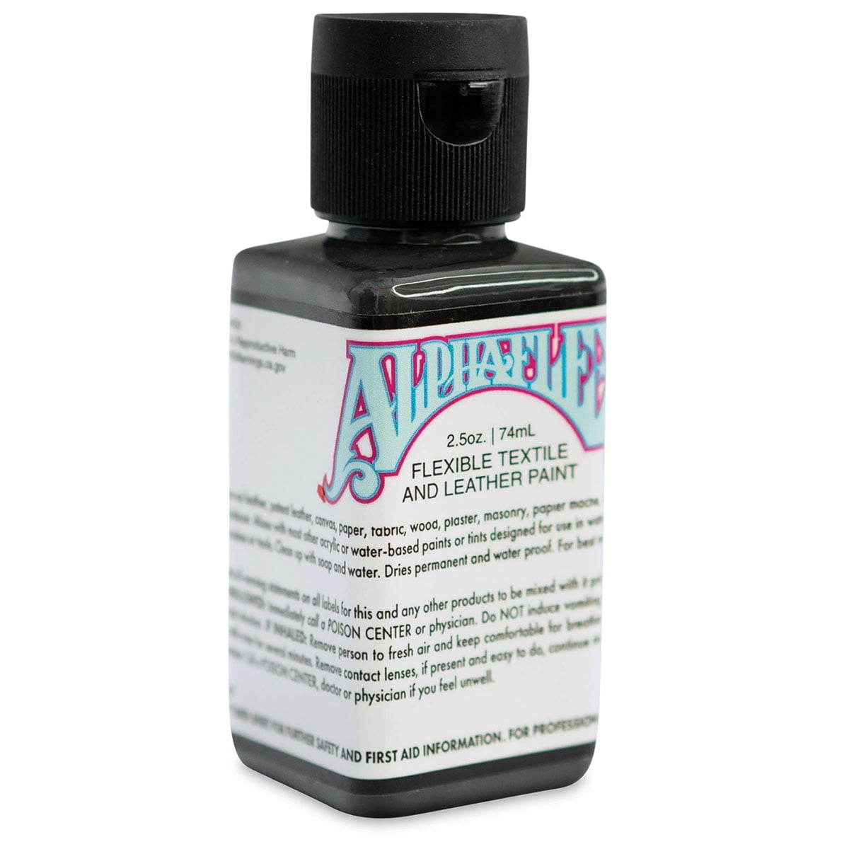 Alpha6 AlphaFlex Textile and Leather Paint - Dark Grey, 74 ml, Bottle ...