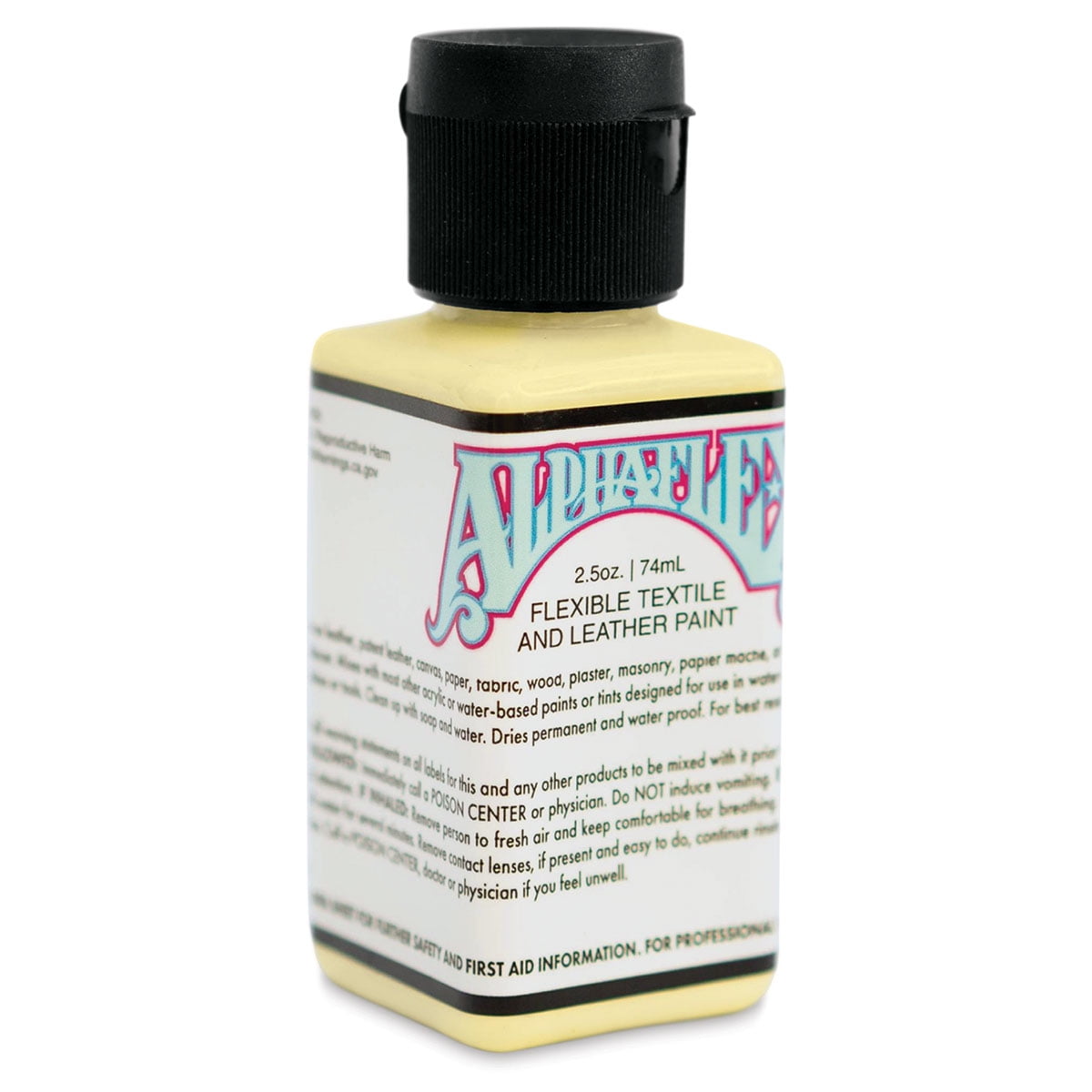 Alpha6 AlphaFlex Textile and Leather Paint - Lemon Sherbet, 74 ml ...