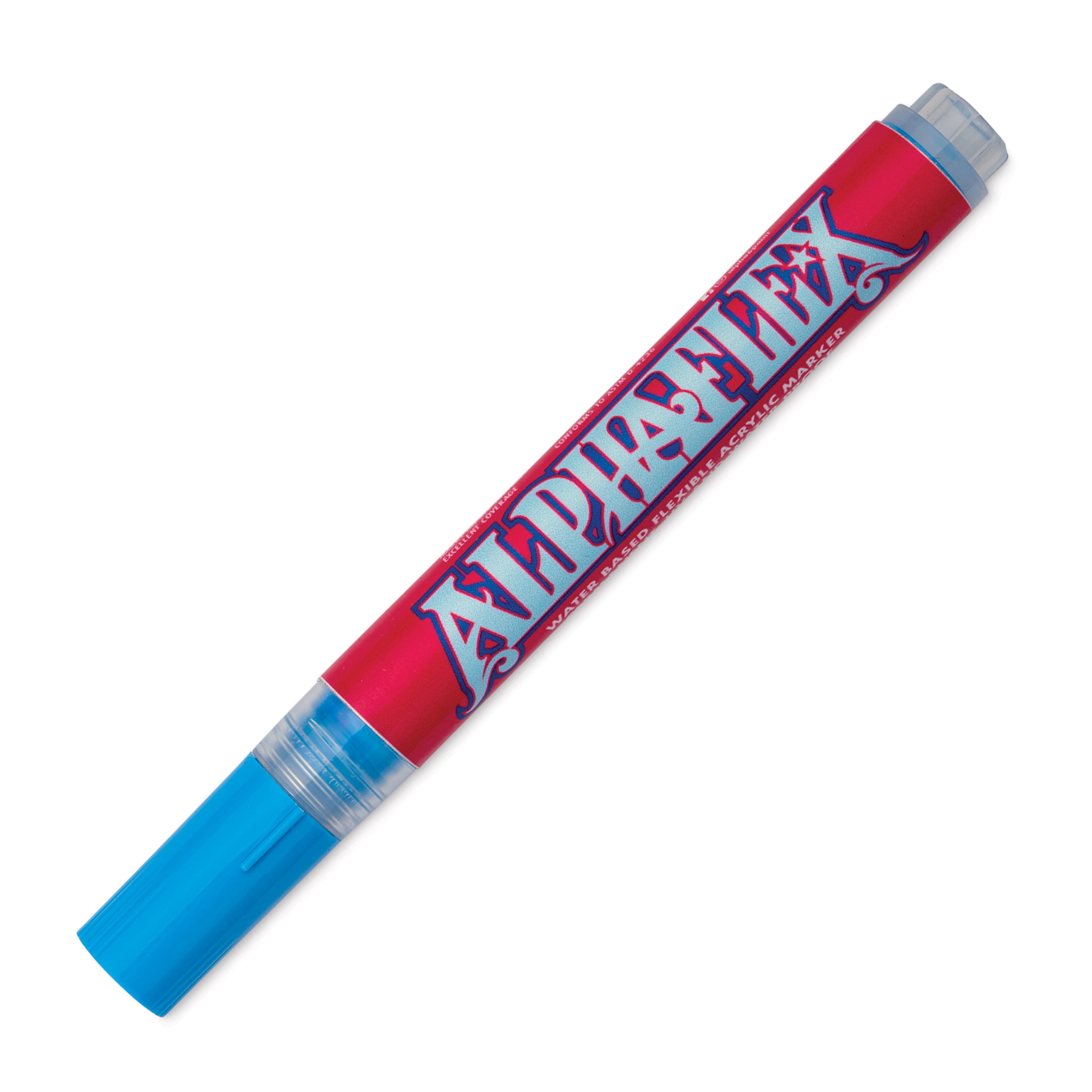 Alpha6 AlphaFlex Textile and Leather Paint Marker - Light Blue, 4 mm ...