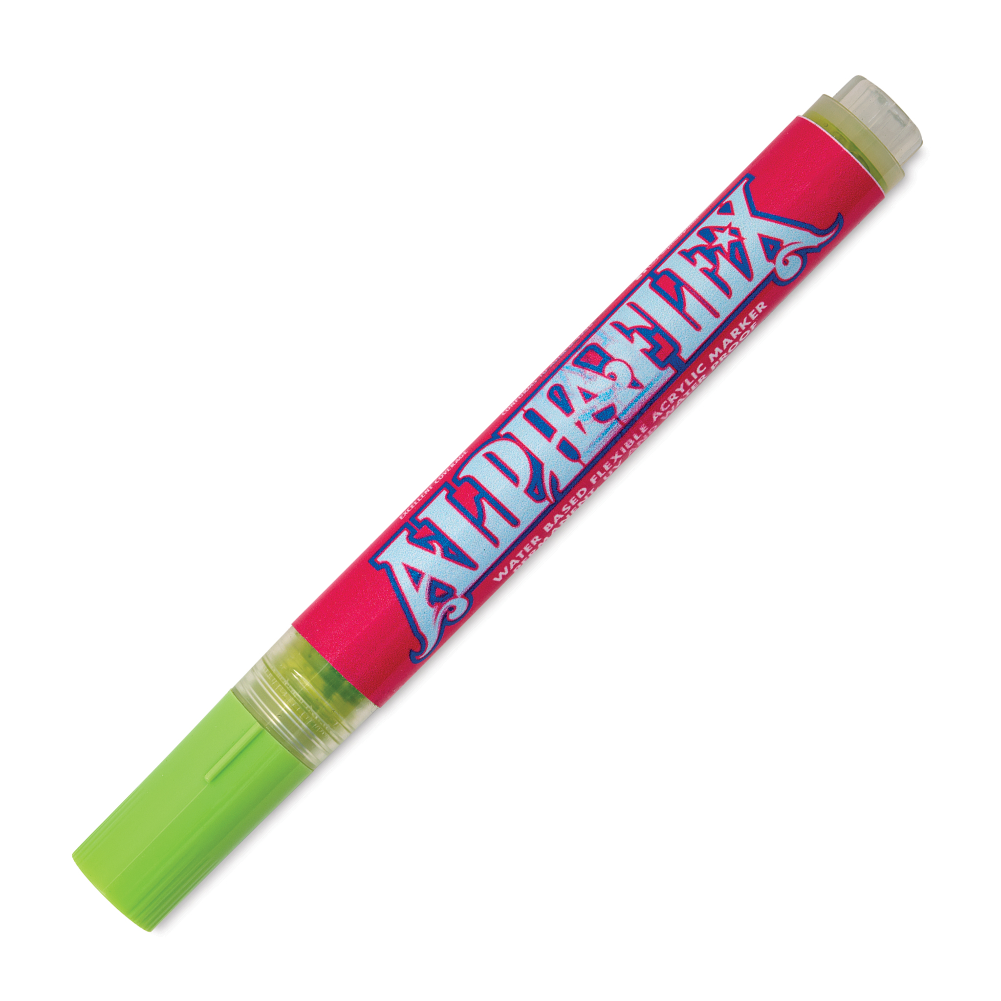 Alpha6 AlphaFlex Textile and Leather Paint Marker - Lime Green, 4 mm ...