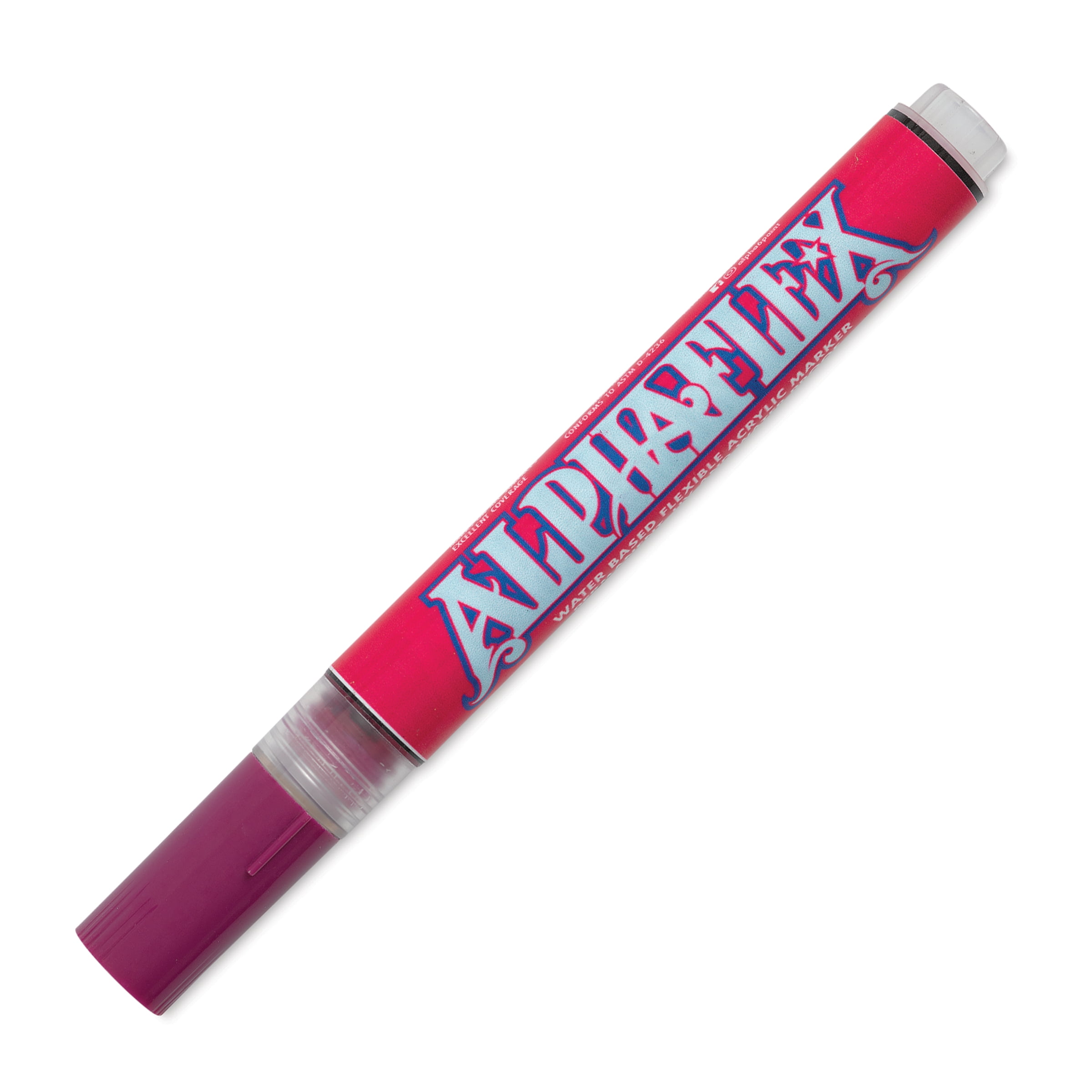 Alpha6 AlphaFlex Textile and Leather Paint Marker - Raspberry, 4 mm ...