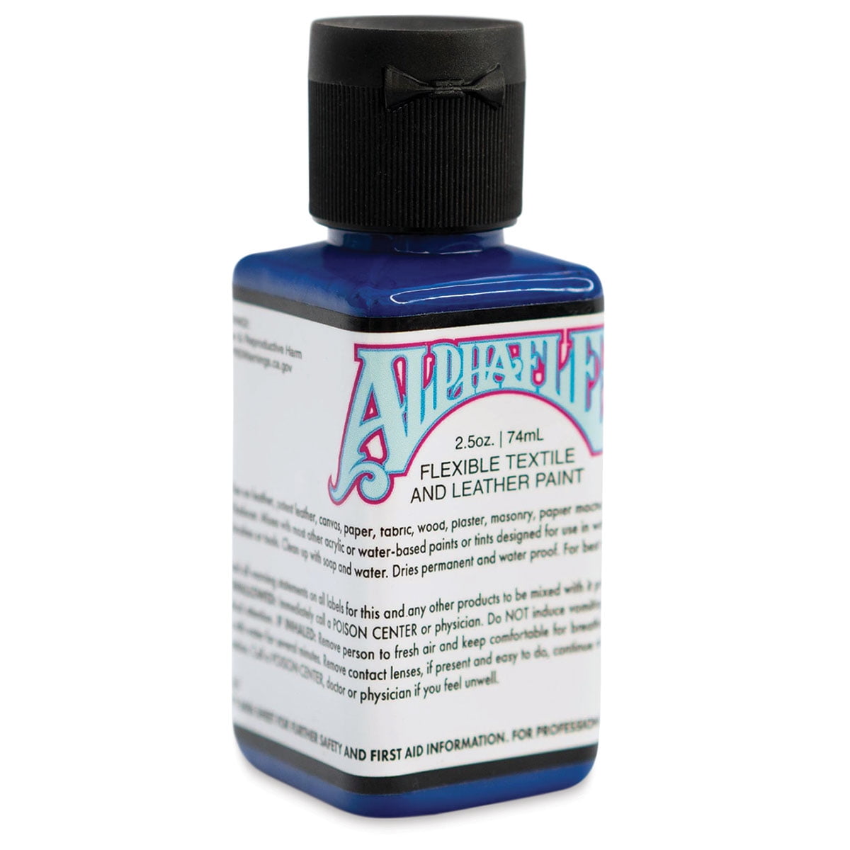 Alpha6 AlphaFlex Textile and Leather Paint - Ultramarine, 74 ml, Bottle ...