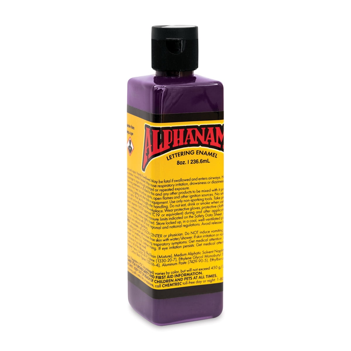 Alpha6 Alphanamel Lettering Enamel - Alpha Purple, 236.6 ml, Bottle ...