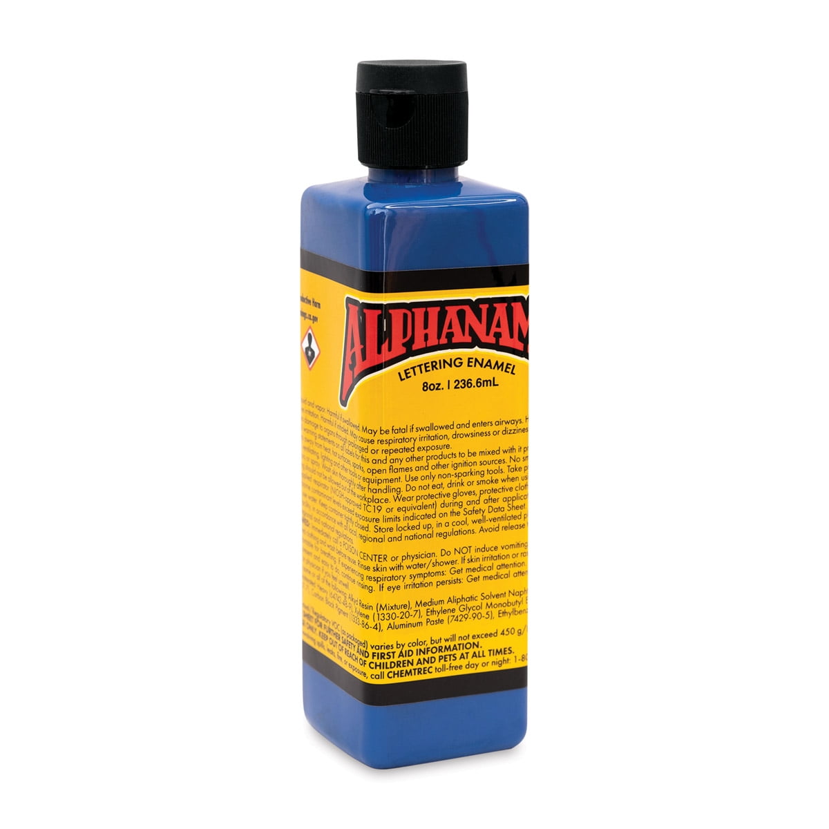 Alpha6 Alphanamel Lettering Enamel - Alpha Blue, 236.6 ml, Bottle ...