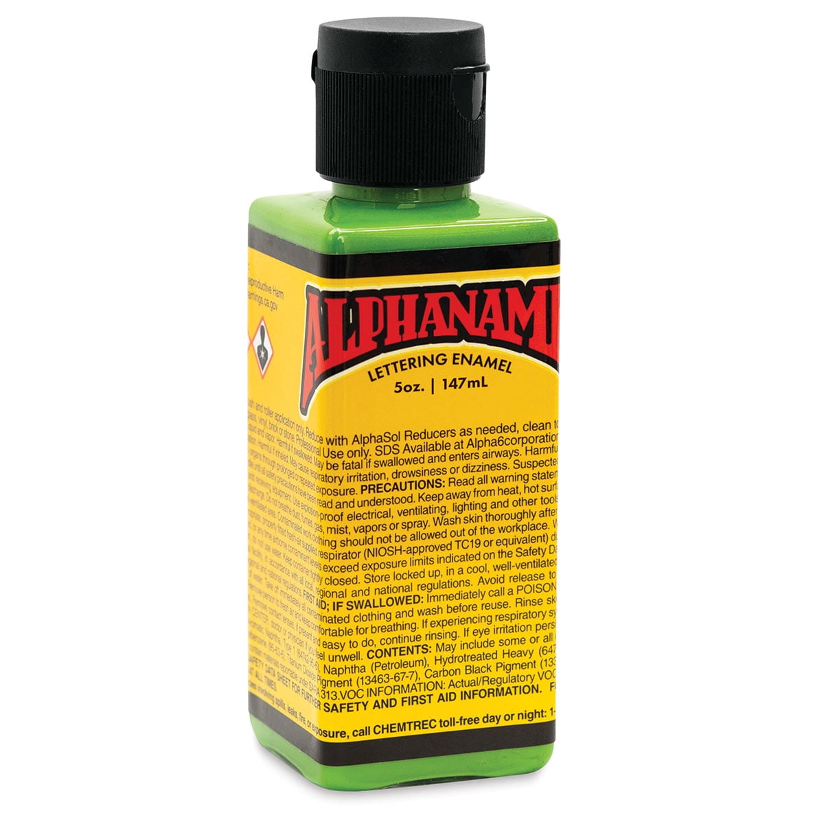 Alpha6 Alphanamel Lettering Enamel - Monster Green, 147 ml, Bottle ...