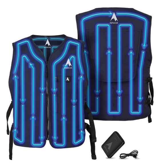 Alphacool Circulatory Cooling Vest, Rechargeable Battery, Adjustable ...