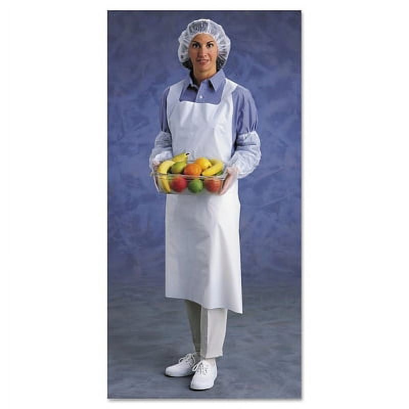 AlphaTec 54-290 Polyethylene Apron, 28 in x 45 in, White | Bundle of 2 ...