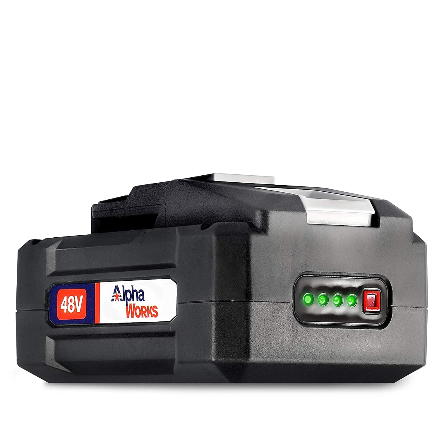 AlphaWorks 48V Lithium Ion Battery - 2Ah, 88.8Wh Capacity (Battery Only ...