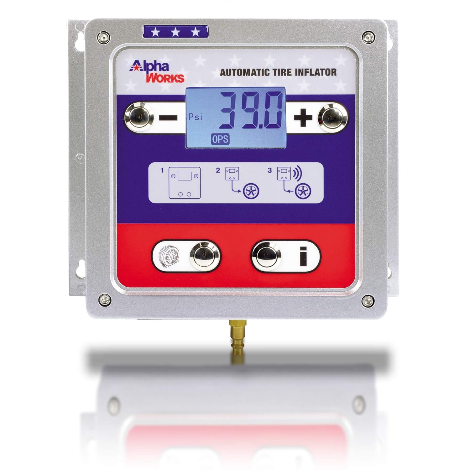 AlphaWorks Automatic Air Pressure Inflator - 1/4" NPT In/Outlets ...