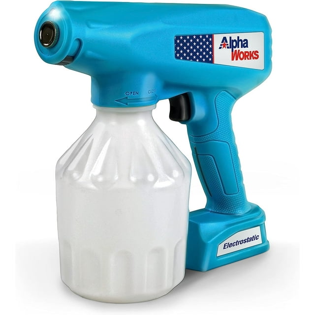 AlphaWorks Electric Handheld ULV Electrostatic Sprayer - 12V 34Oz, For ...