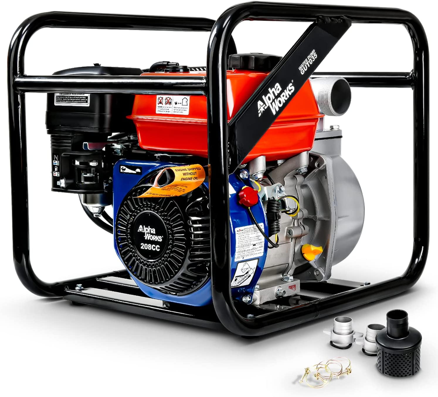 Free Shipping! AlphaWorks Portable Water Pump - 7HP Gas Engine 196CC ...