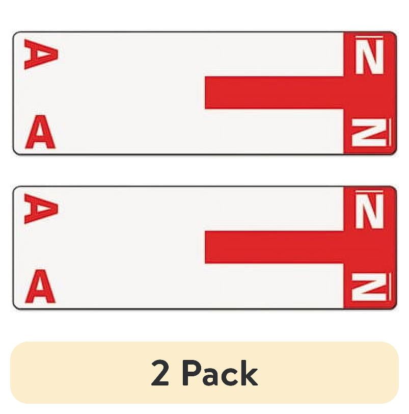 (2 pack) AlphaZ Color-Coded First Letter Combo Alpha Labels A/N, 1.16 x ...