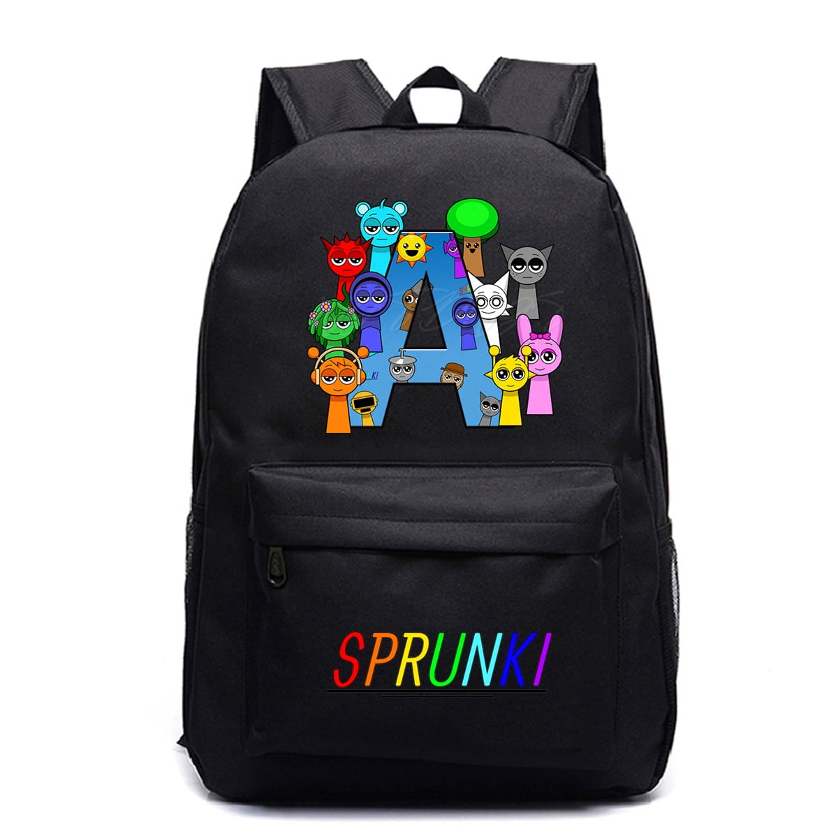 Alphabet A-Z School Bags Sprunki Alphabet Bookbag Cartoon English ...