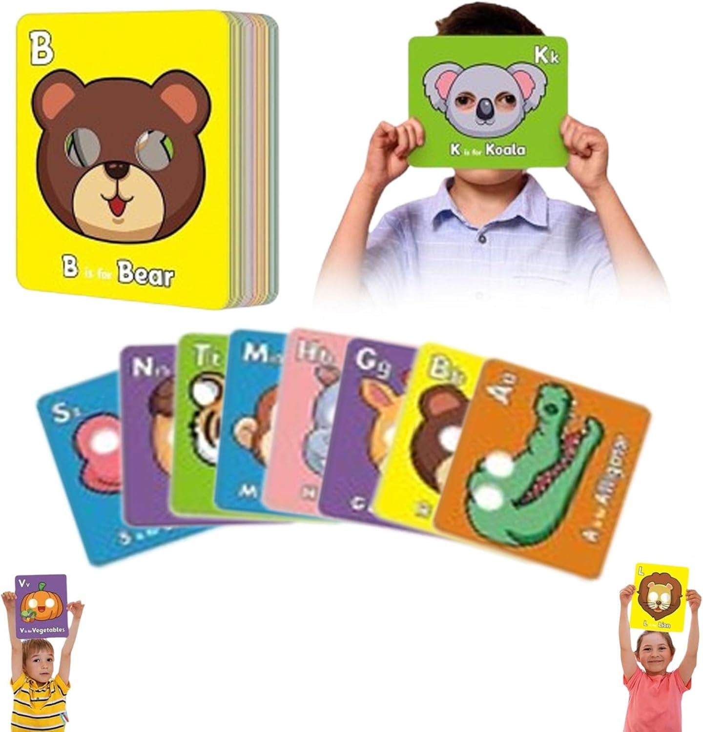 Alphabet ABC Flash Cards with Animal, Alphabet ABC Flash Cards with ...