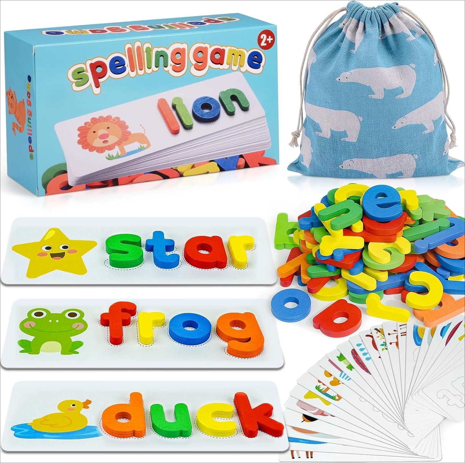 Alphabet ABC Learning Educational Toys for 2 3 4 5 Years Old Boys Girls ...