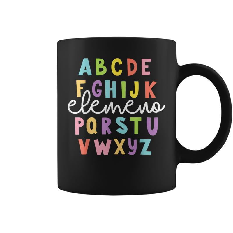 Alphabet Abc Elemeno Teacher Student Back To School Coffee Mugs ...