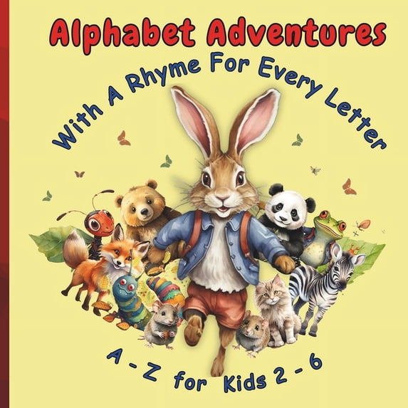 Alphabet Adventures For Kids 2 - 6 yrs: An Alphabet Animal Book Your ...