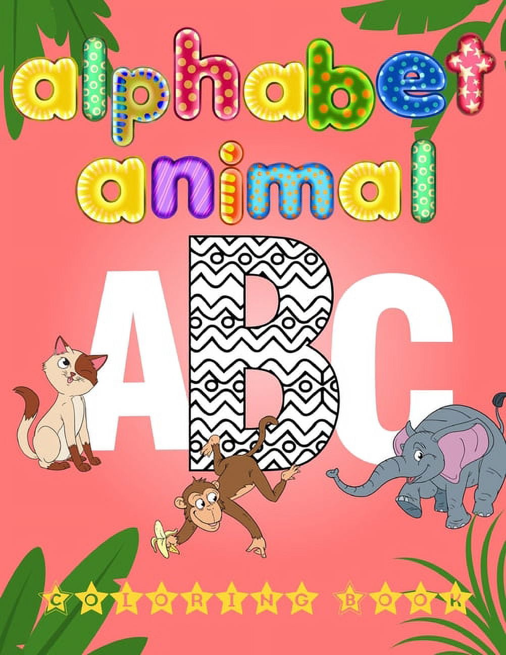 Alphabet Animal ABC Coloring Book: Kids Toddler coloring books ...