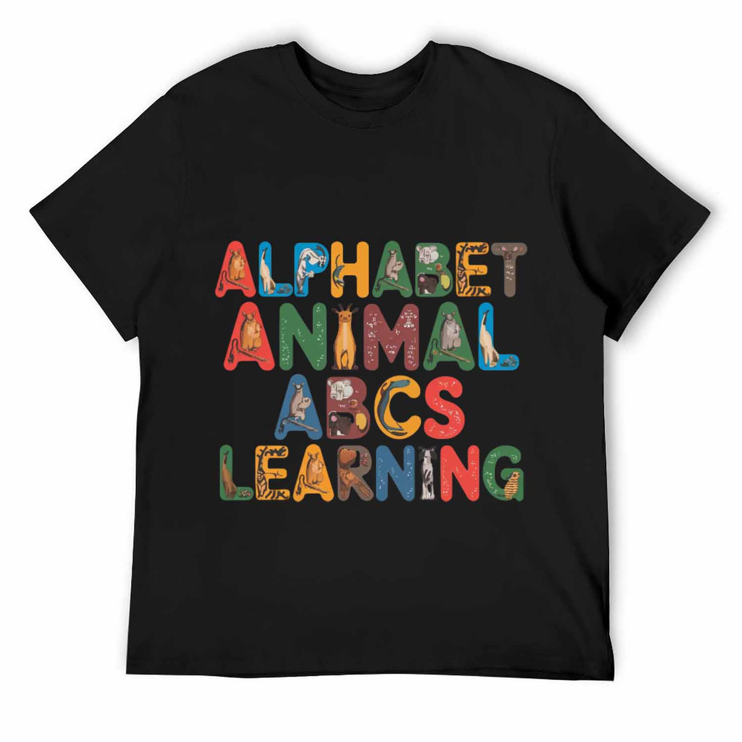 Alphabet Animal ABCs Learning Grow With Me First Day Of Kindergarten T ...