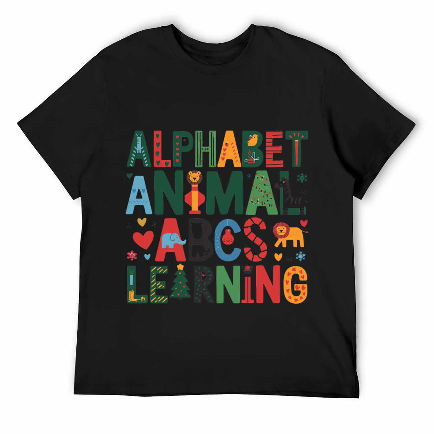 Alphabet Animal ABCs Learning Women Girls Men Zodiac Sign Astrology T ...