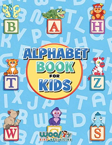 Pre-Owned Alphabet Book for Kids: Letter Tracing, Coloring Book and ABC ...