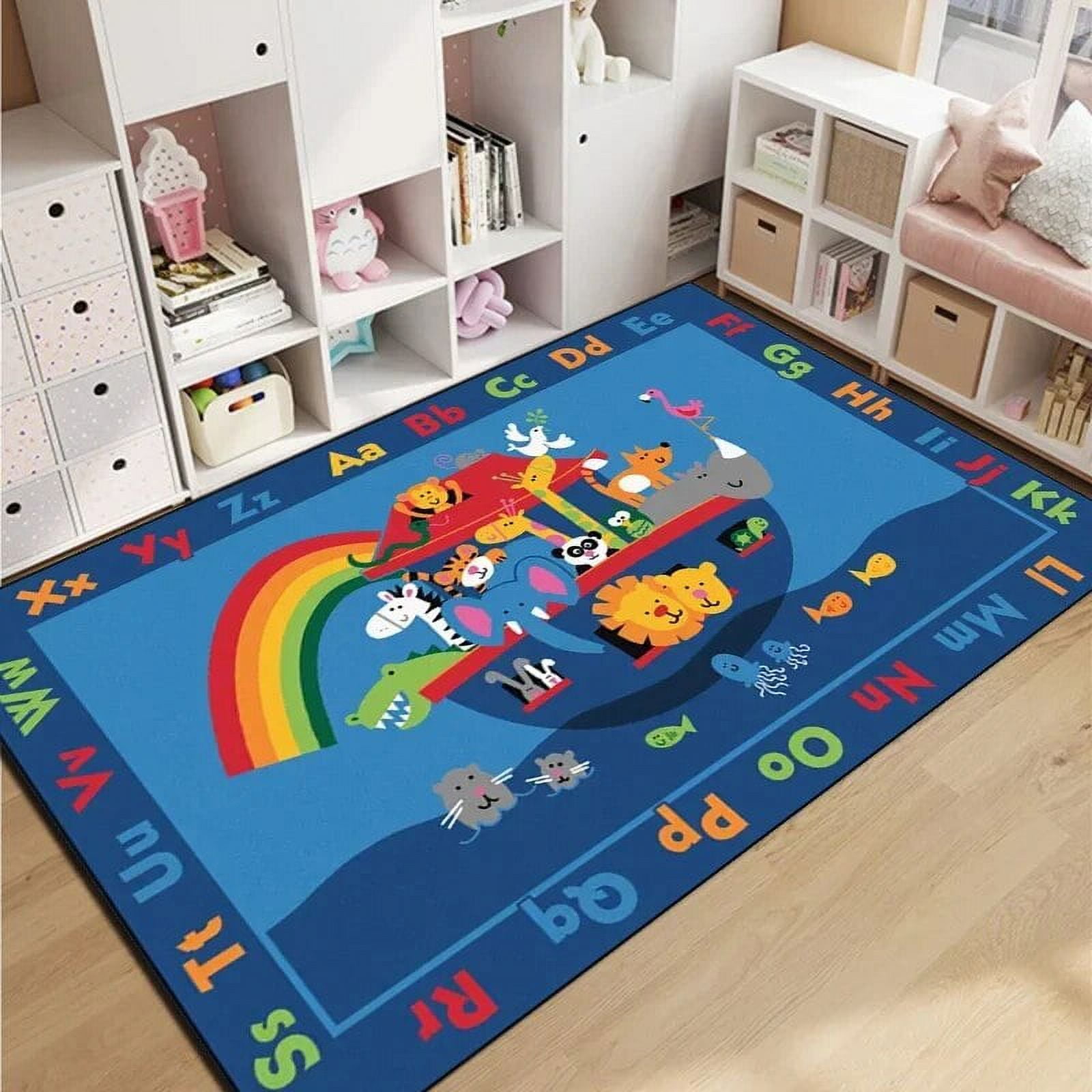 Alphabet Cartoon Children Kids Baby Play Crawling Mat Early Education ...