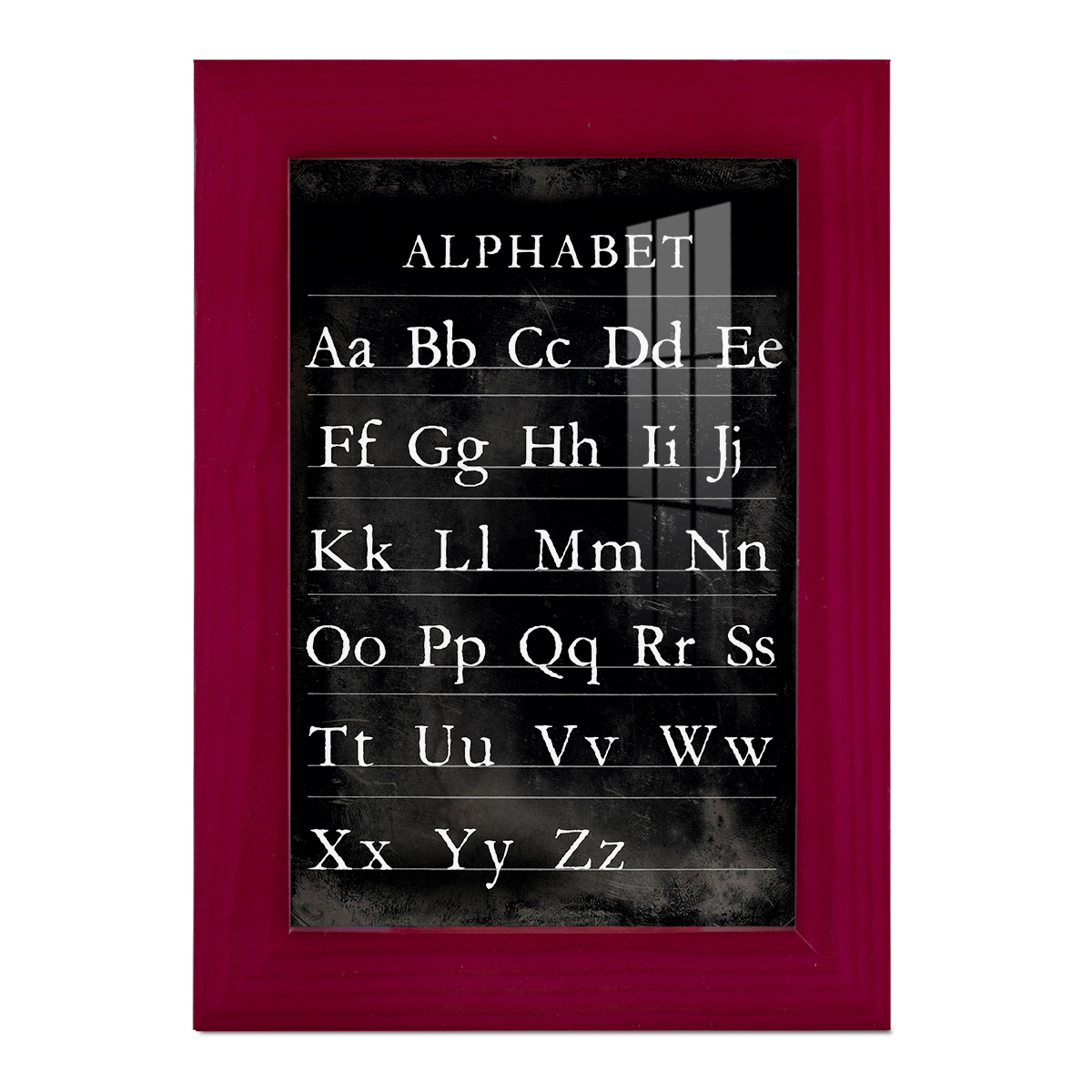 Switch Alphabet Chart - Framed Print - Cherry Red - Walmart.com