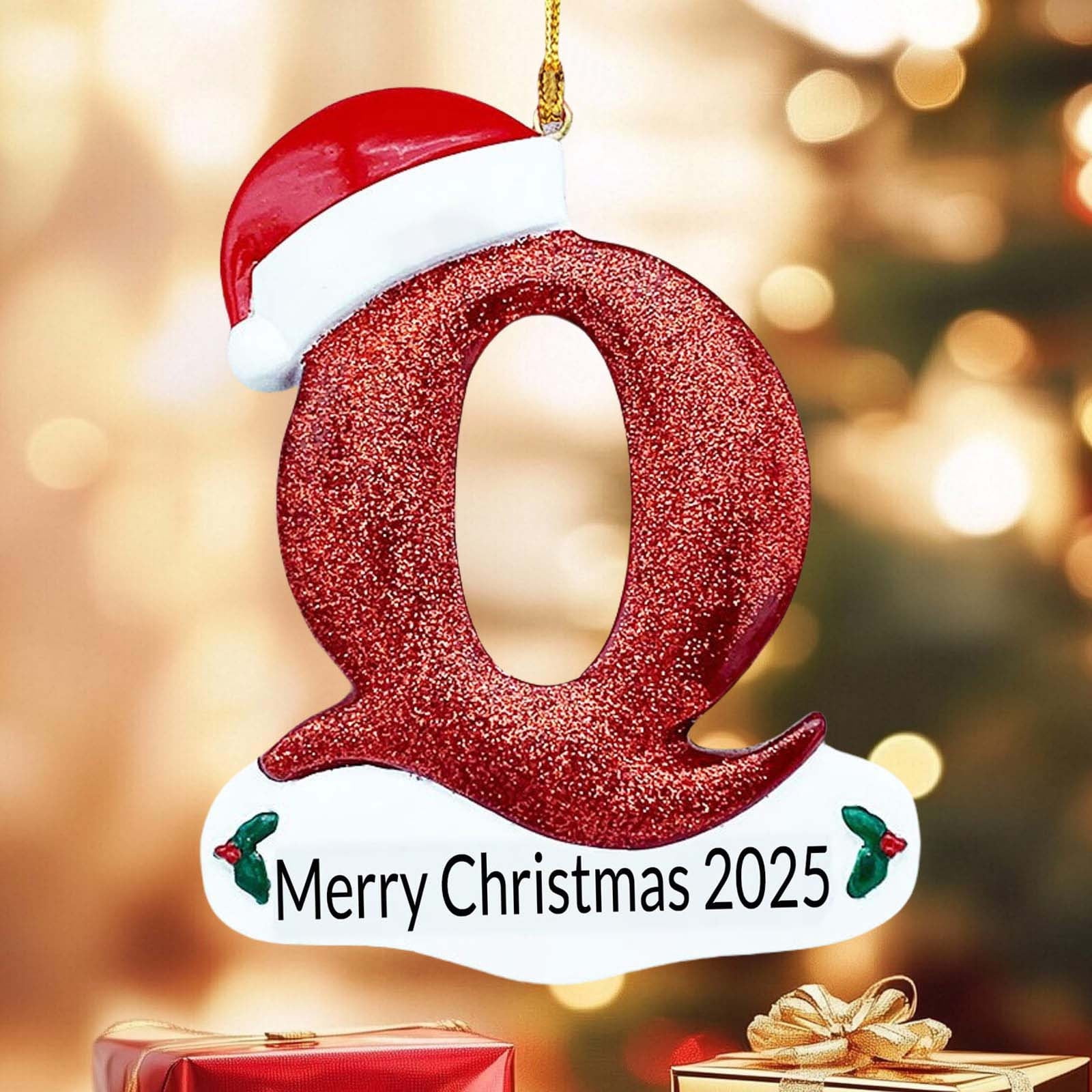 Alphabet Christmas Decor, Letter Ornaments, Tree Decorations ...
