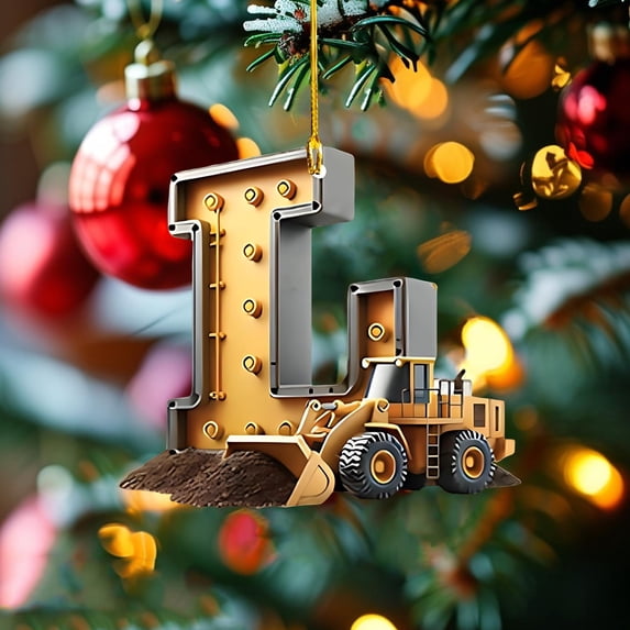 Alphabet Christmas Ornaments under $5! Bzdzmqm 26 Letters Christmas ...