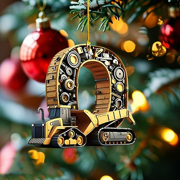 Alphabet Christmas Ornaments under $5! Bzdzmqm 26 Letters Christmas ...