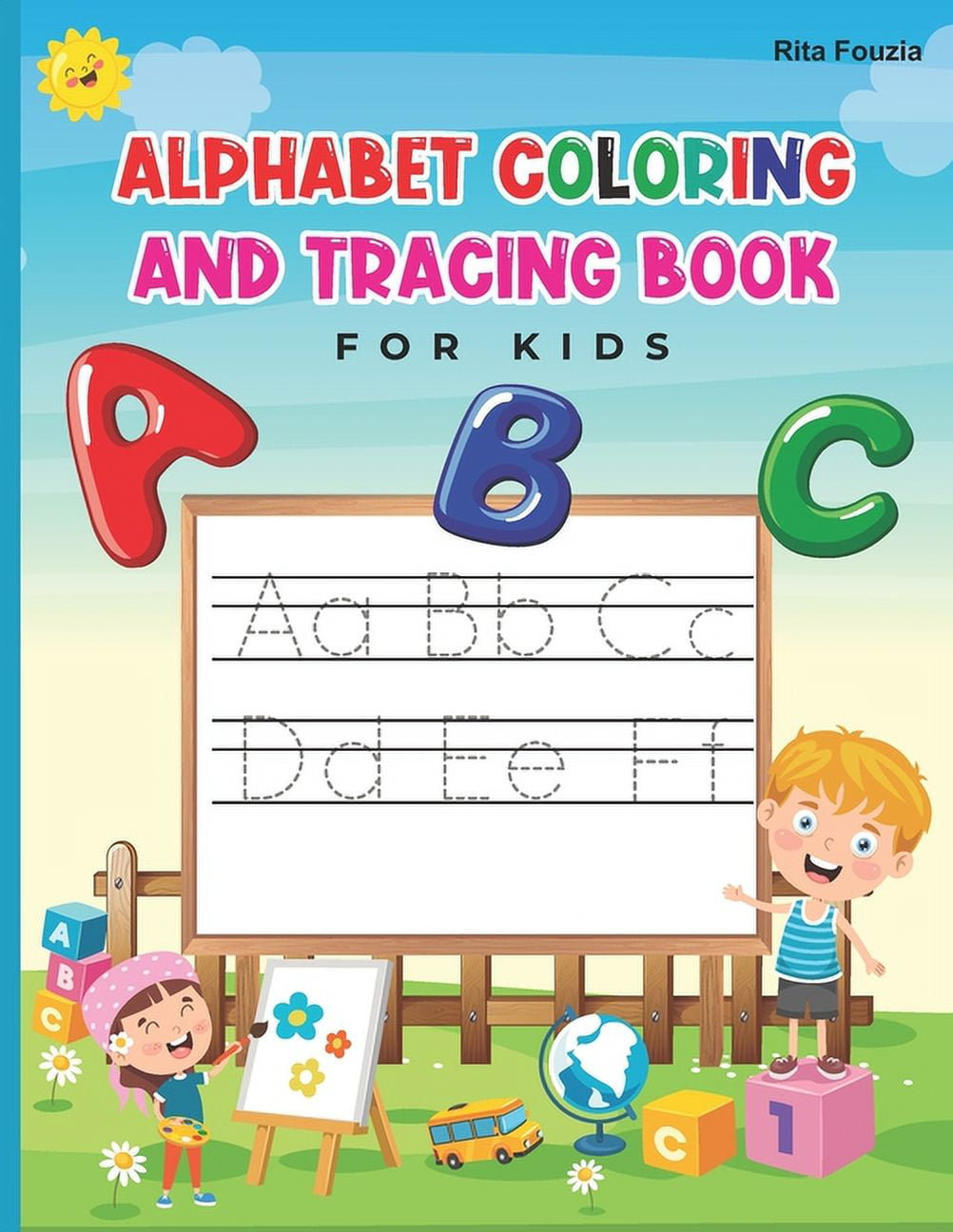 Alphabet Coloring And Tracing Book for Kids: A perfect Preschool ...