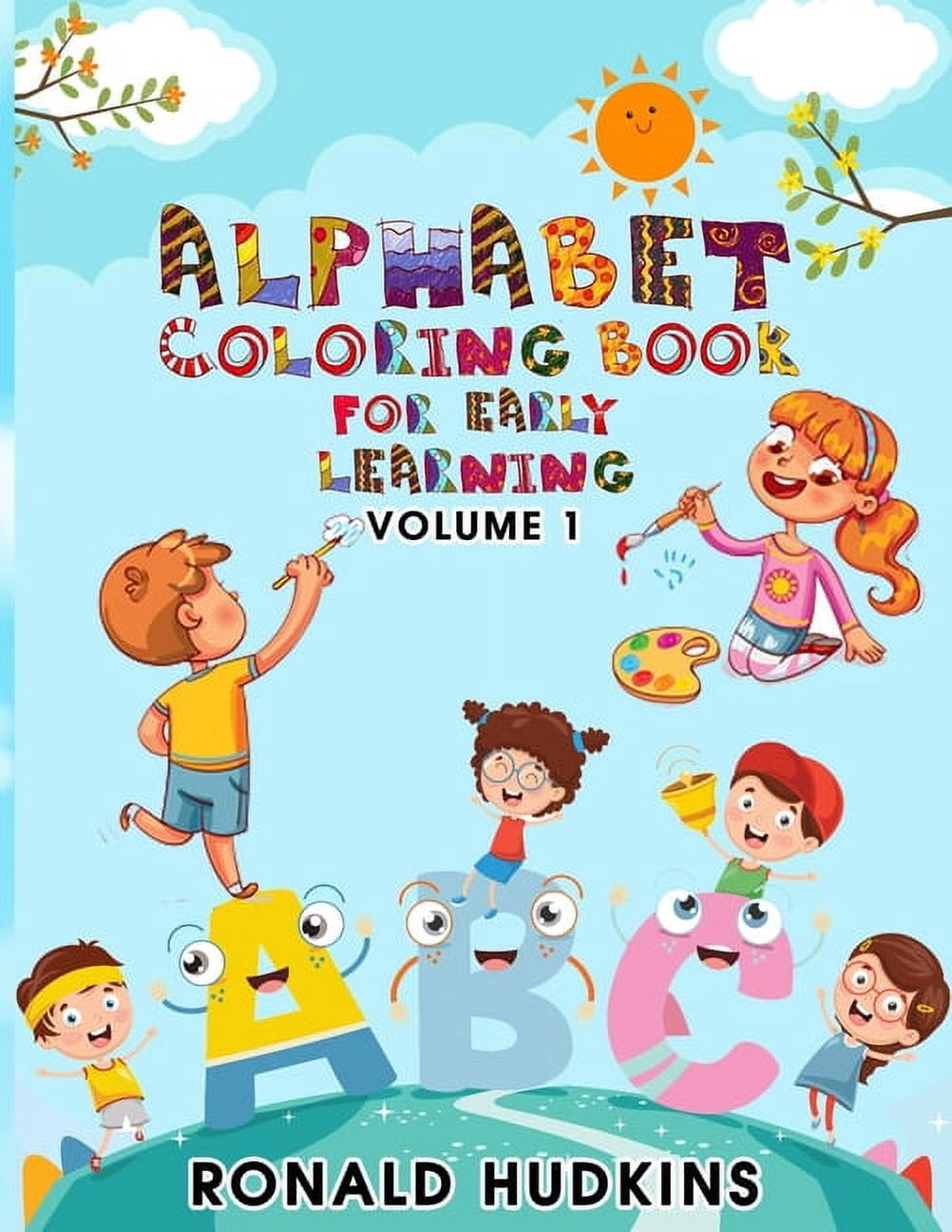 Alphabet Coloring Book for Early Learning: Volume 1, (Paperback ...